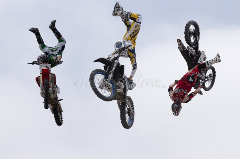 Motorcycle jump editorial stock image. Image of jump, motocross - 6030509
