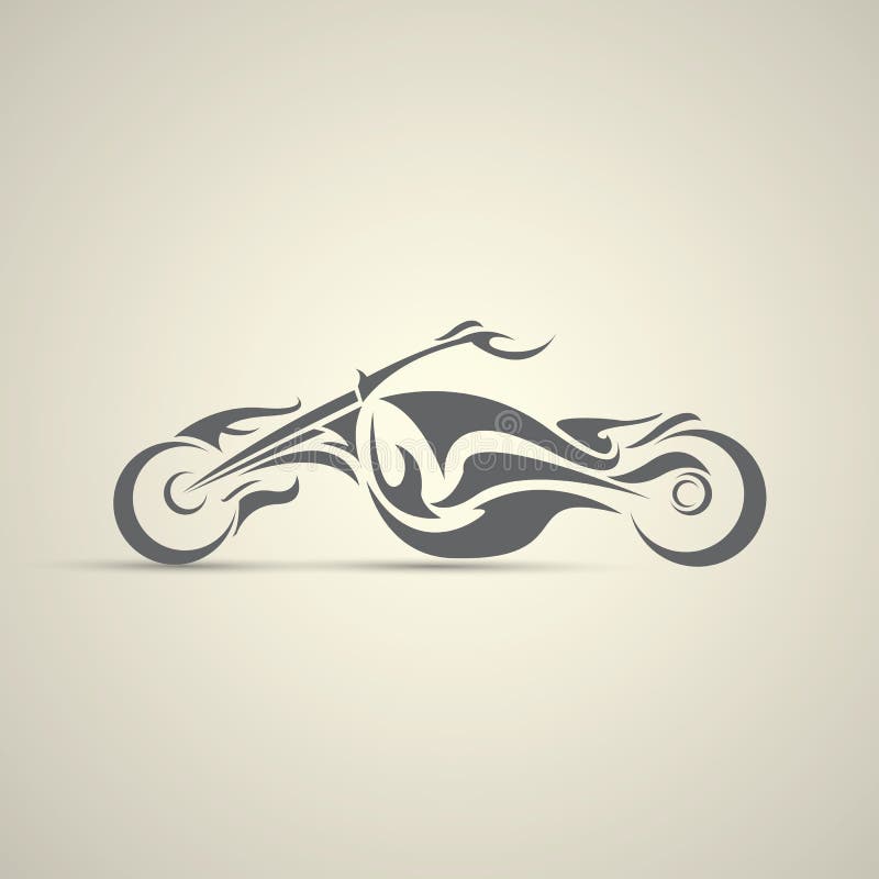 Motorcycle Label, Badge. Abstract Motorcycle Stock Vector ...