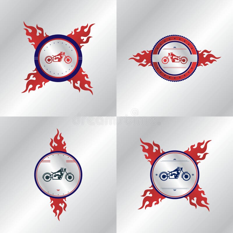 Motorcycle label sticker stock vector. Illustration of layer - 41094863