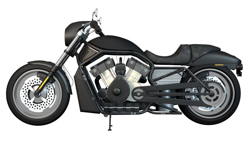 Motorcycle stock image. Illustration of motor, seat, terrestrial - 25038165