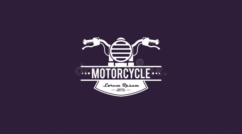Motorcycle Logo Design Template Vector Stock Vector - Illustration of ...