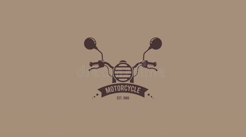 Motorcycle Logo Design Template Vector Stock Vector - Illustration of ...