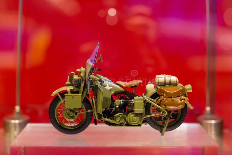 A Motorcycle Model on the White Background Stock Image - Image of ...