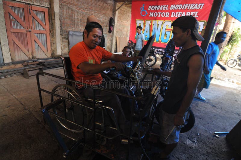 Motorcycle Modification for People with Disabilities Editorial Image ...