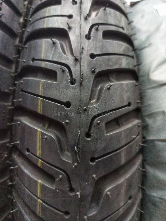 Motorcycle New Tire Pattern Stock Image - Image of vector, track: 258574901