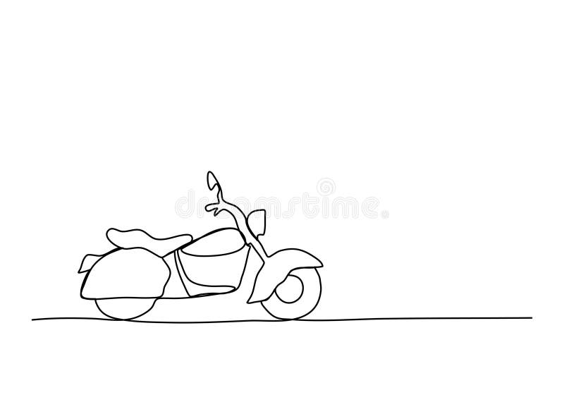 Motorcycle Line Drawing Stock Illustrations – 3,829 Motorcycle Line ...