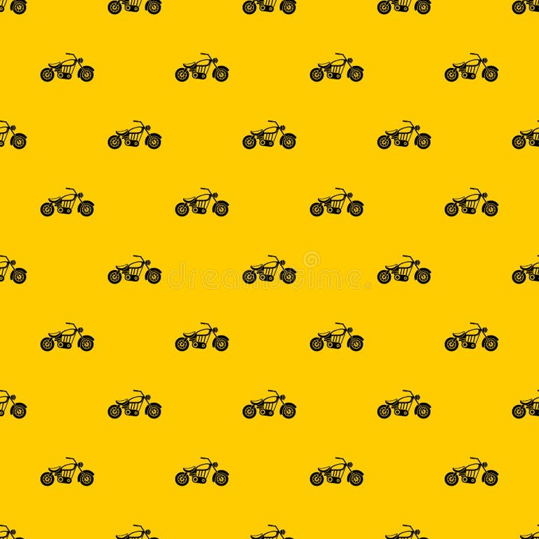 Motorcycle pattern vector stock vector. Illustration of motor - 152574097