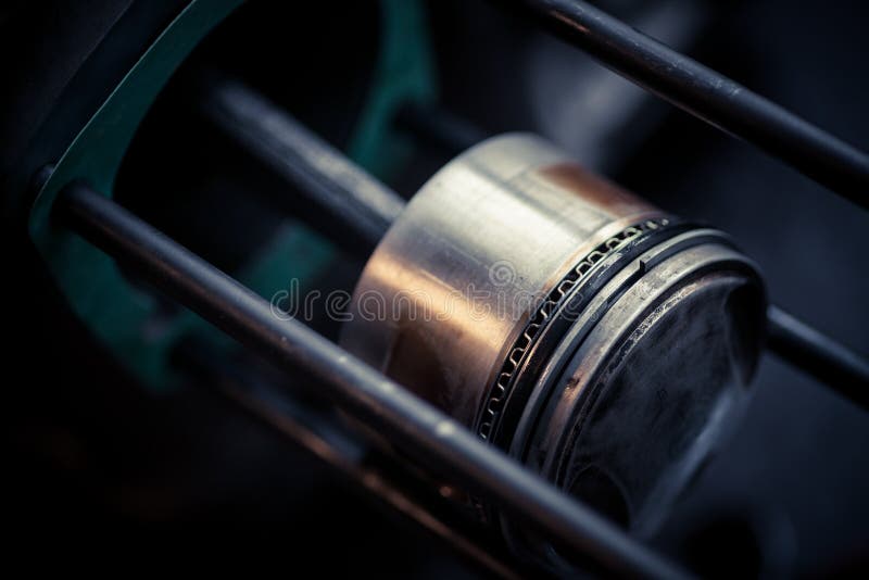 Motorcycle piston detail stock image. Image of silver - 79413375