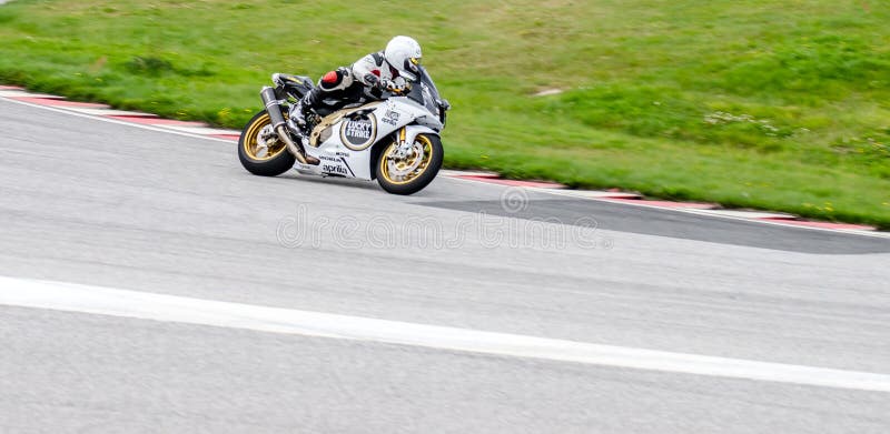 Motorcycle race editorial stock image. Image of helmet - 44292469