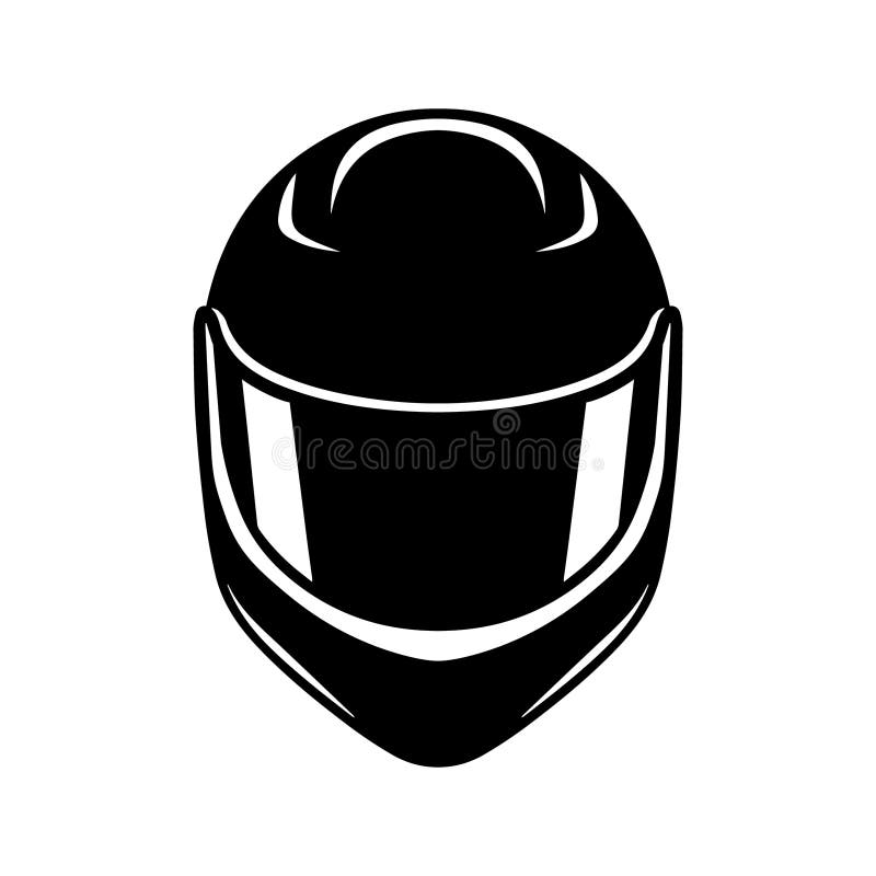 Motorcycle Racer Helmet Icon. Vector. Stock Vector - Illustration of ...