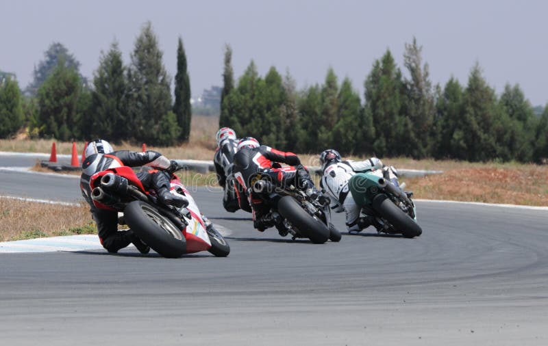 Motorcycle racing editorial stock image. Image of people - 25335469