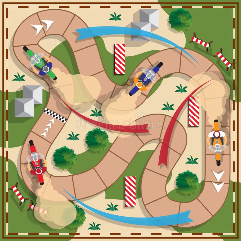 Racing Board Game Stock Illustrations – 202 Racing Board Game Stock ...
