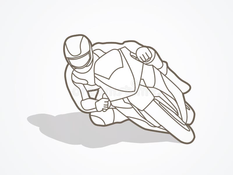 Motorcycle Outline Stock Illustrations – 22,967 Motorcycle Outline ...
