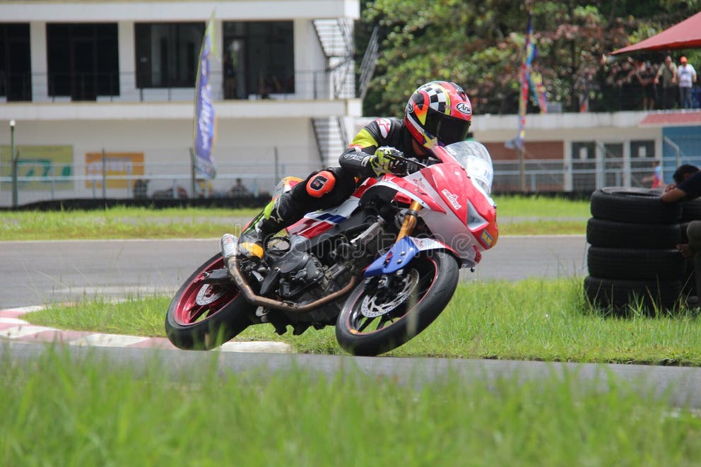 Motorcycle Racing at the Sentul Circuit, Bogor, West Java Editorial ...