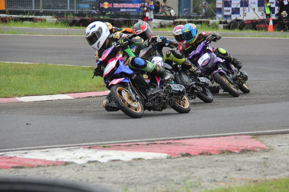 Motorcycle Racing at the Sentul Circuit, Bogor, West Java Editorial ...