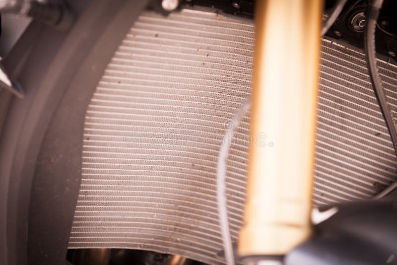Motorcycle radiator stock photo. Image of metal, pattern - 74168088