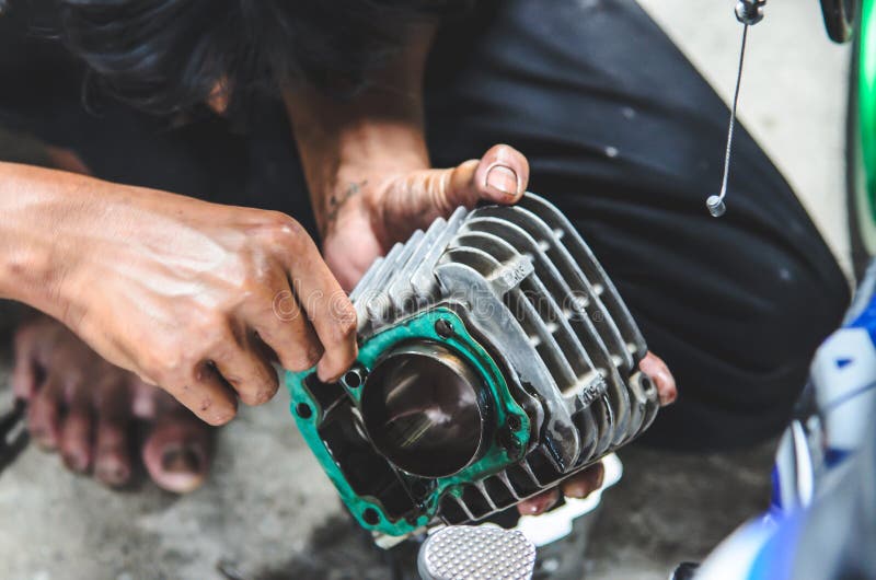 Motorcycle repair engine stock photo. Image of chrome - 150712084