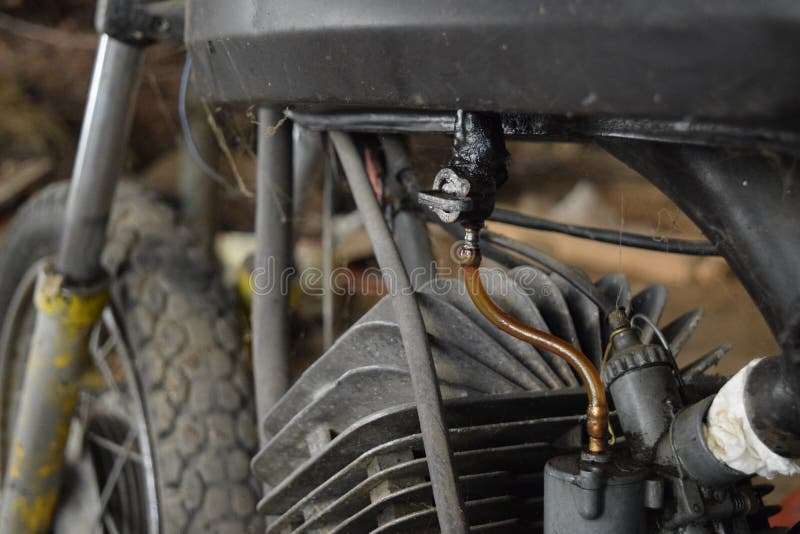 Motorcycle Sachs engine stock image. Image of travel - 46884655