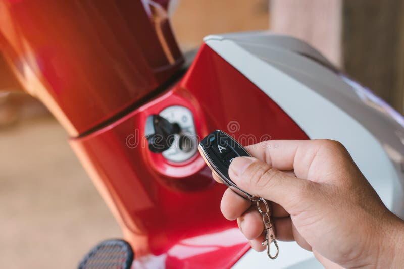 Motorcycle Safety Key System, Remote Security Locking and Anti-theft ...