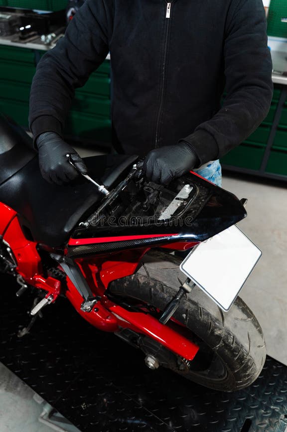 Motorcycle Seat Removal is Essential for Inspecting the Electrical ...