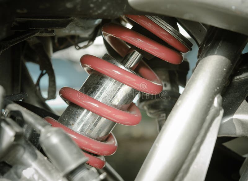 Motorcycle shock stock image. Image of pressure, absorbers - 53816765