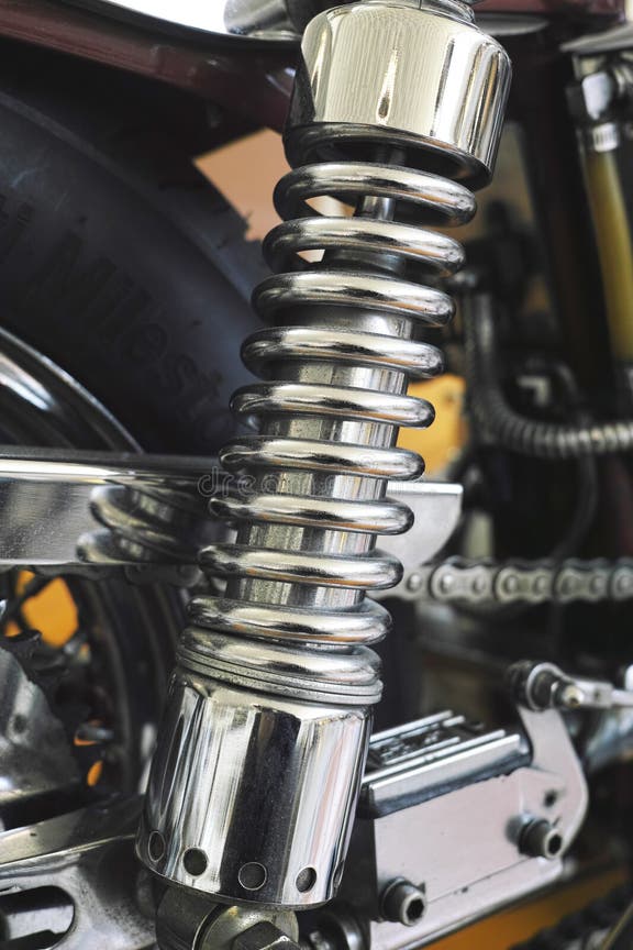 Motorcycle shock stock image. Image of shock, back, details - 42252023
