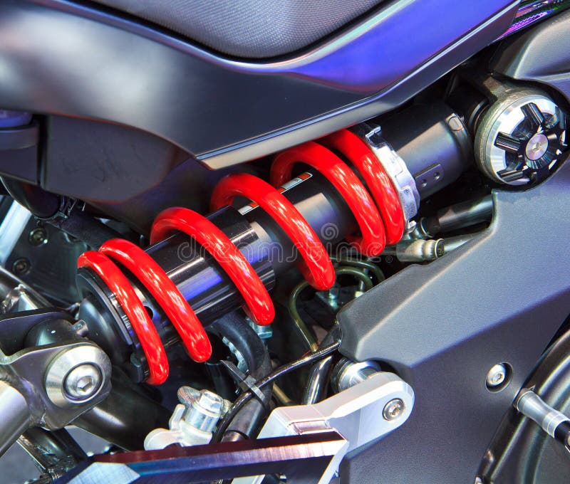 Motorcycle shock stock image. Image of bike, model, absorber - 31986553