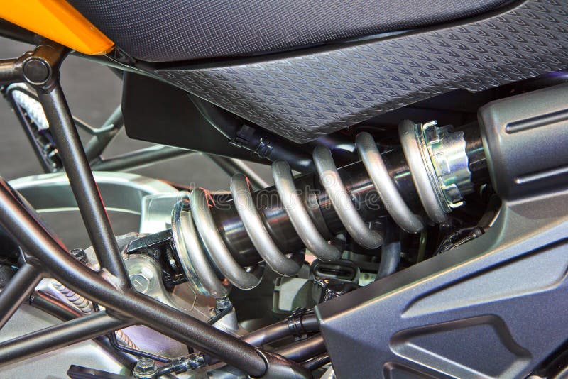 Motorcycle shock stock photo. Image of black, flexibility - 32541632