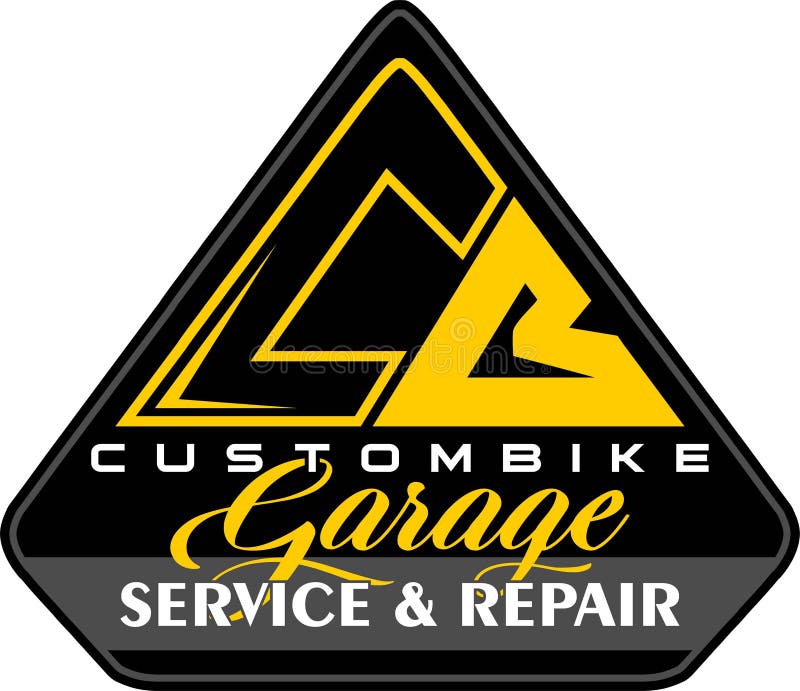 Motorcycle Shop and Service Stock Vector - Illustration of riding, flat ...