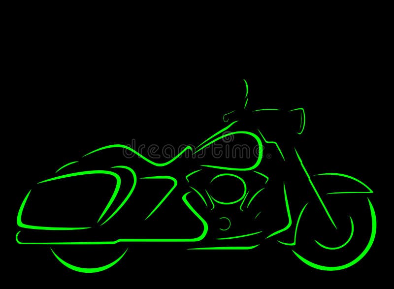 Bagger Motorcycle Stock Illustrations – 44 Bagger Motorcycle Stock ...