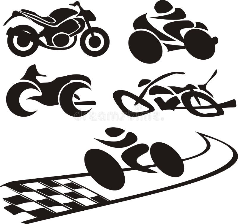 Motorbike vector stock vector. Illustration of bike, classic - 19431683