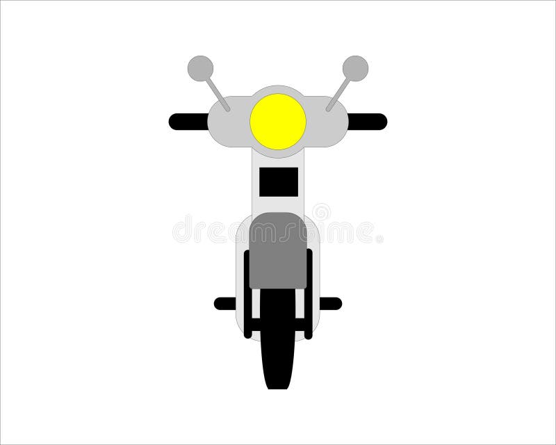 Motorcycle Simple Design Vector Illustration Stock Vector ...