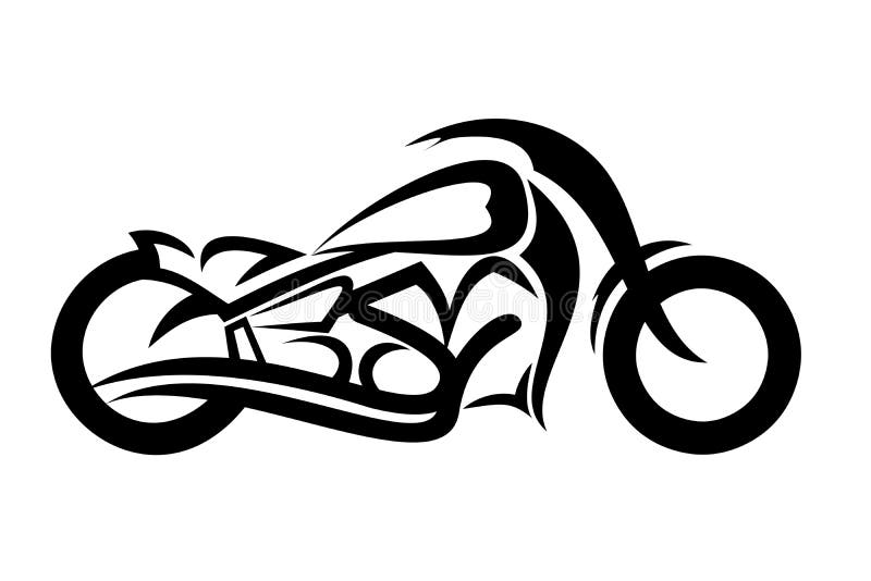 Motorcycle sketch stock vector. Illustration of symbol - 49747689