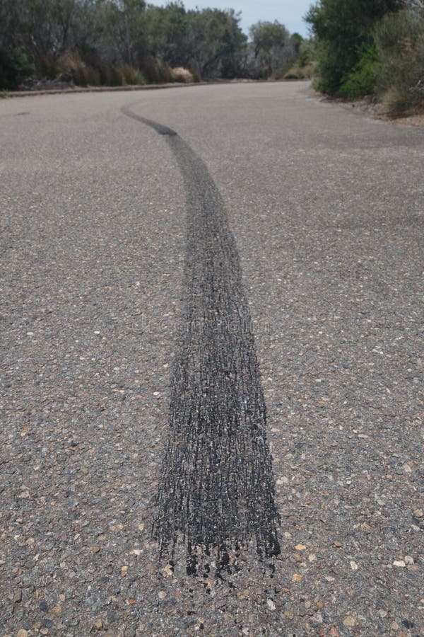 Skid Mark & X28;Tyre Track& X29; Stock Image - Image of motorcycle ...