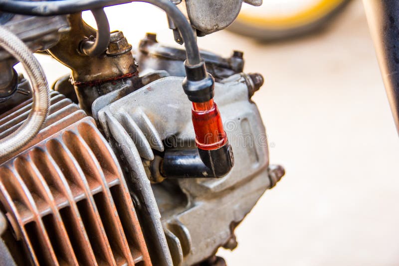 Motorcycle spark plug stock photo. Image of spark, travel - 54719198
