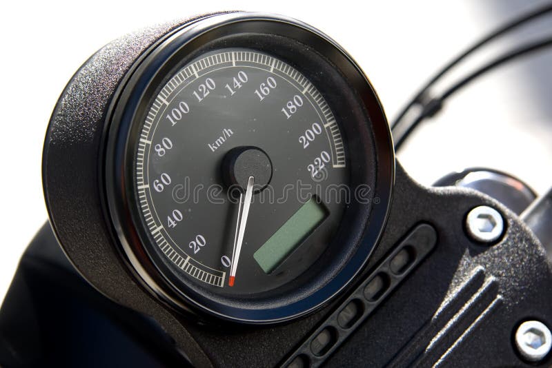 Motorcycle Speedometer stock photo. Image of speedometer - 13326778