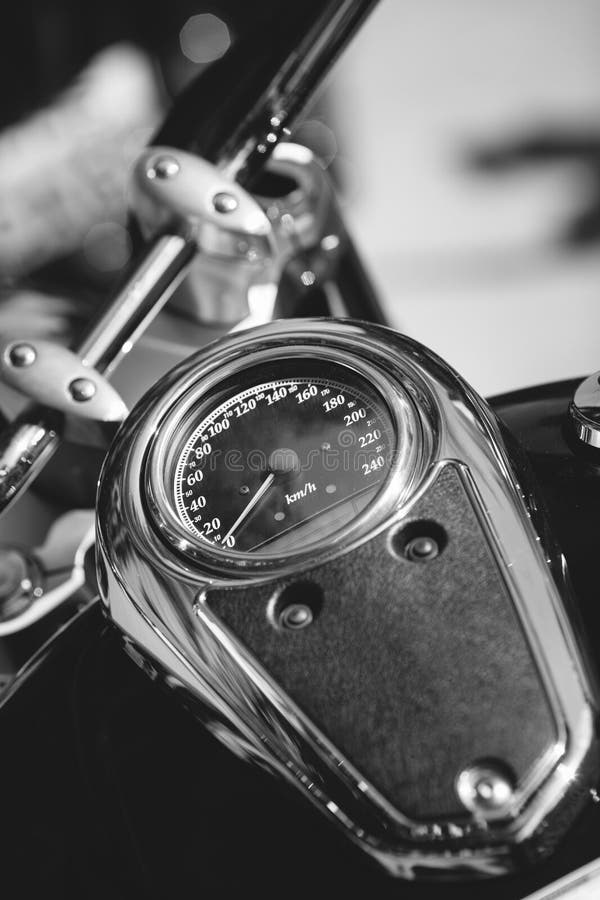 The Dashboard and Fuel Tank Cover Motorcycle Harley-Davidson Editorial ...