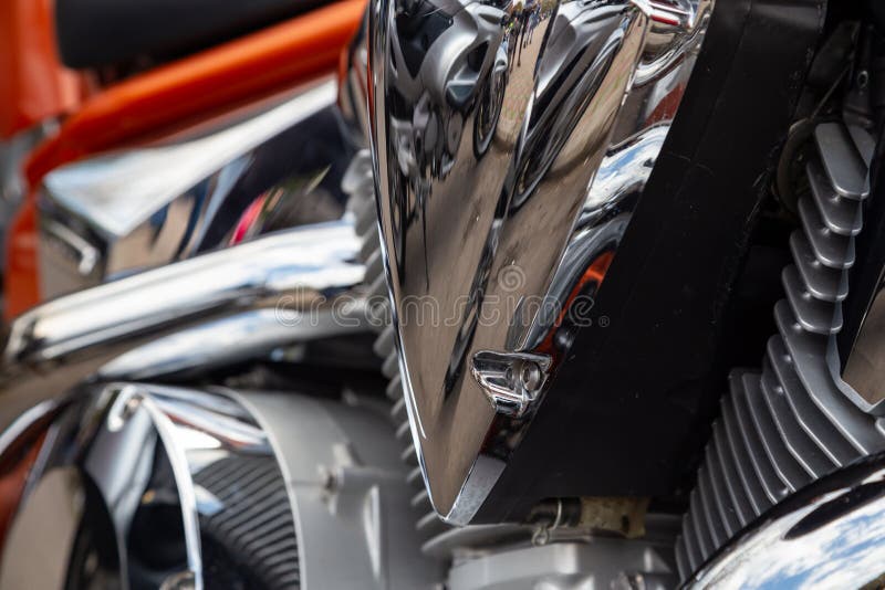 Motorcycle at the Spring Closing of the Motorcycle Season Stock Photo ...