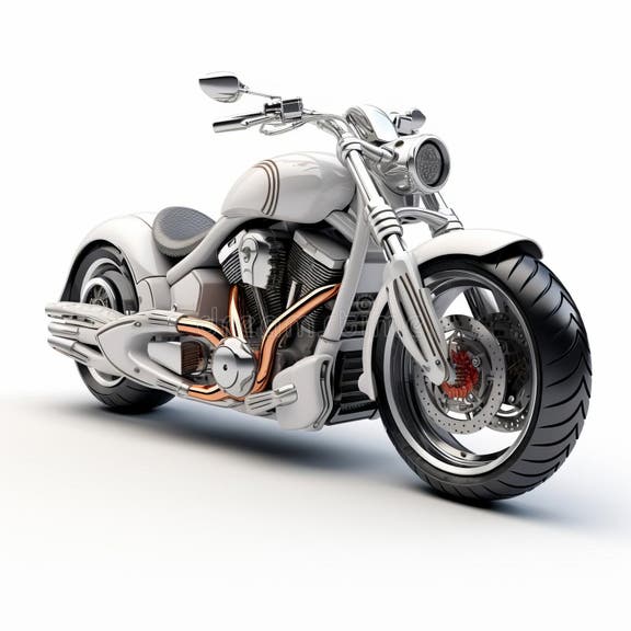 Sleek Modern Motorcycle Design with Copper Accents Unveiled Stock ...