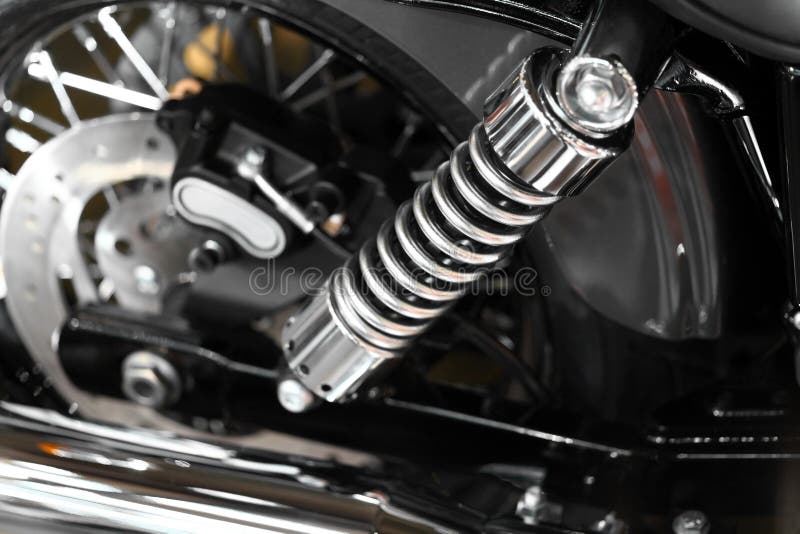 Motorcycle suspension stock photo. Image of damper, engineering - 40135544