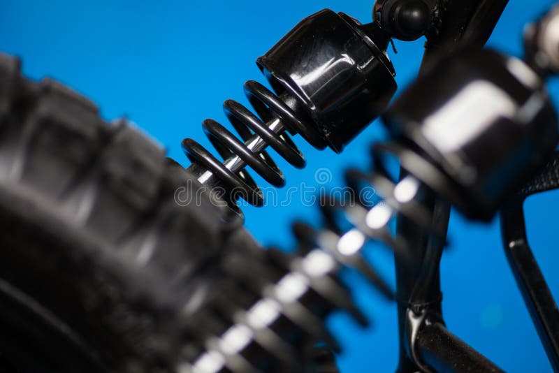 Motorcycle suspension stock photo. Image of engineering - 72528100