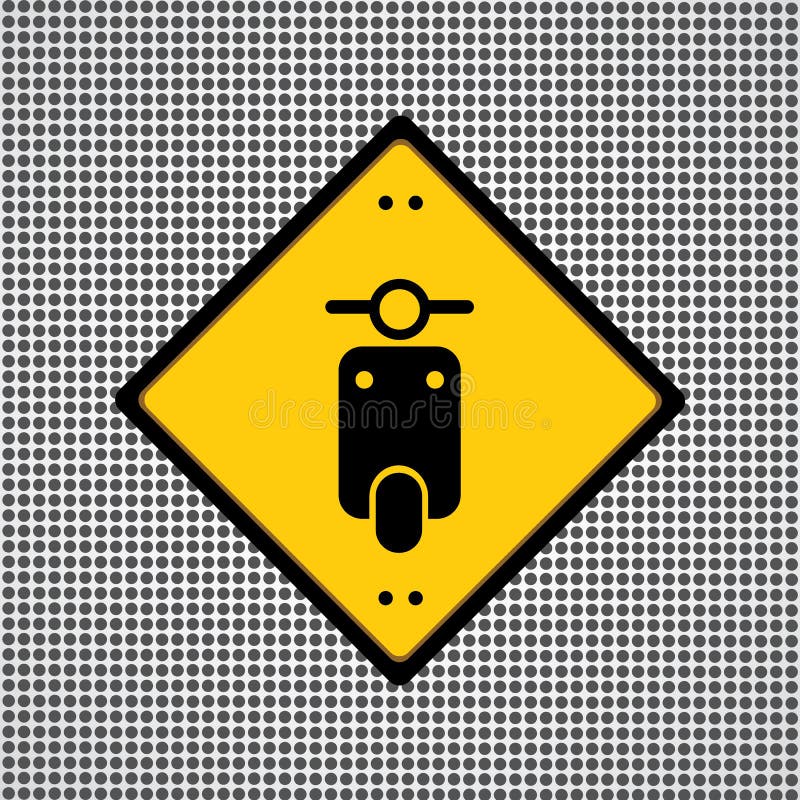 Motorcycle symbol stock vector. Illustration of style - 89766760