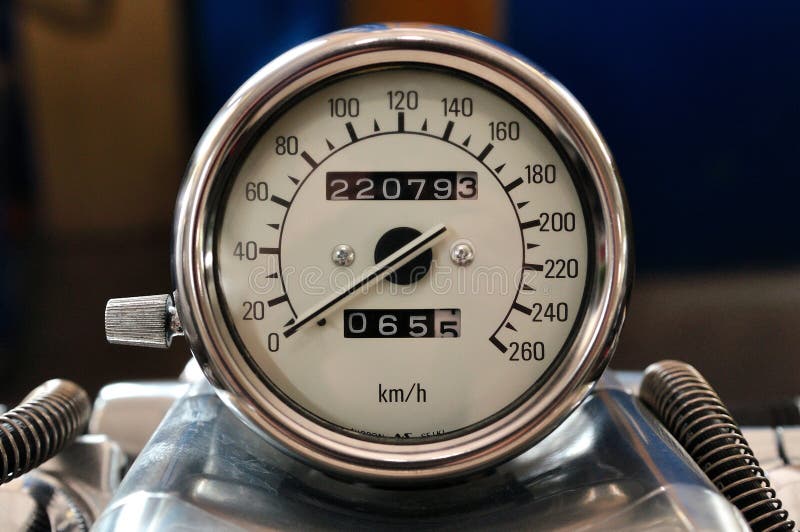 Motorcycle tachometer. stock image. Image of meter, measure - 33607861