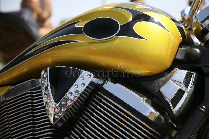 Motorcycle tank and engine stock image. Image of sparkle - 28850471