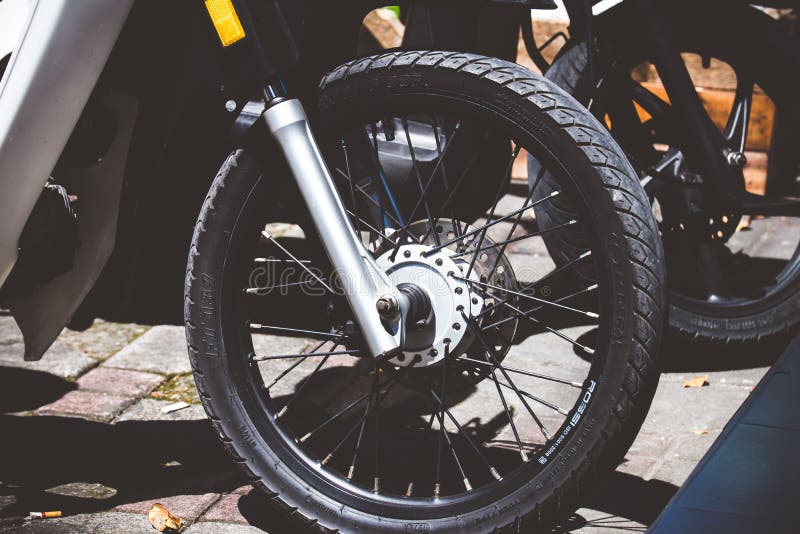 Motorcycle Tires Picture. Image: 117486211