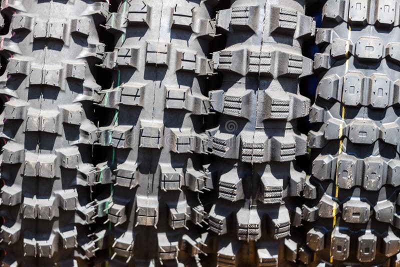 Motorcycle tires outside. stock image. Image of garage - 96384219