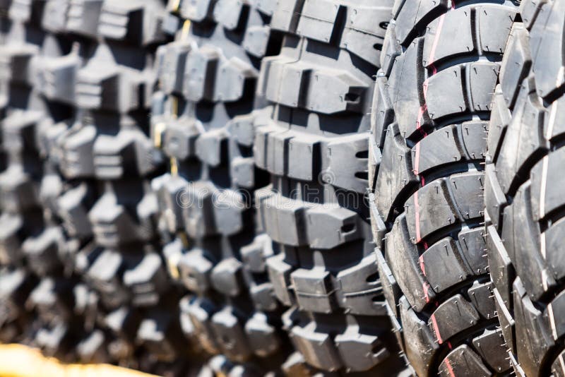 Motorcycle tires outside. stock photo. Image of black - 96384304