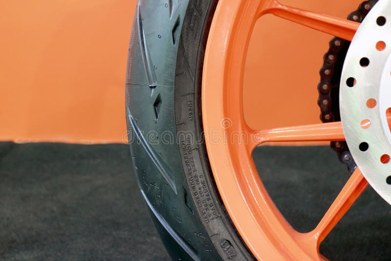 Backside of motorcycle stock image. Image of power, motor - 50887775