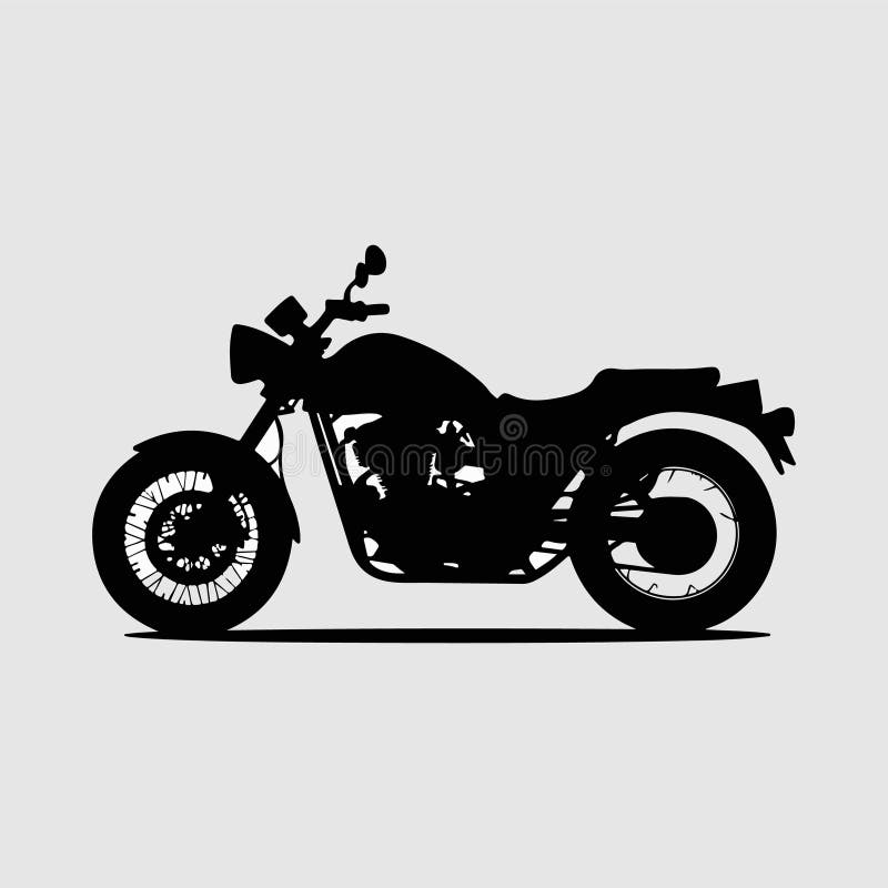 Motorcycle vector art stock vector. Illustration of drawing - 342891516