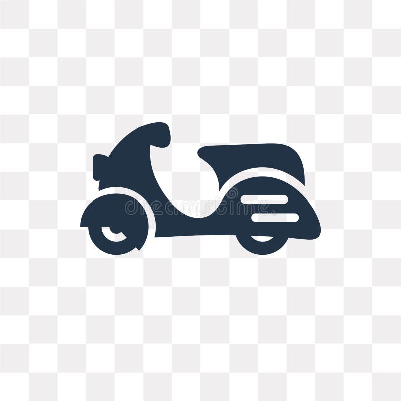 Motorcycle Vector Icon Isolated on Transparent Background, Motor Stock ...